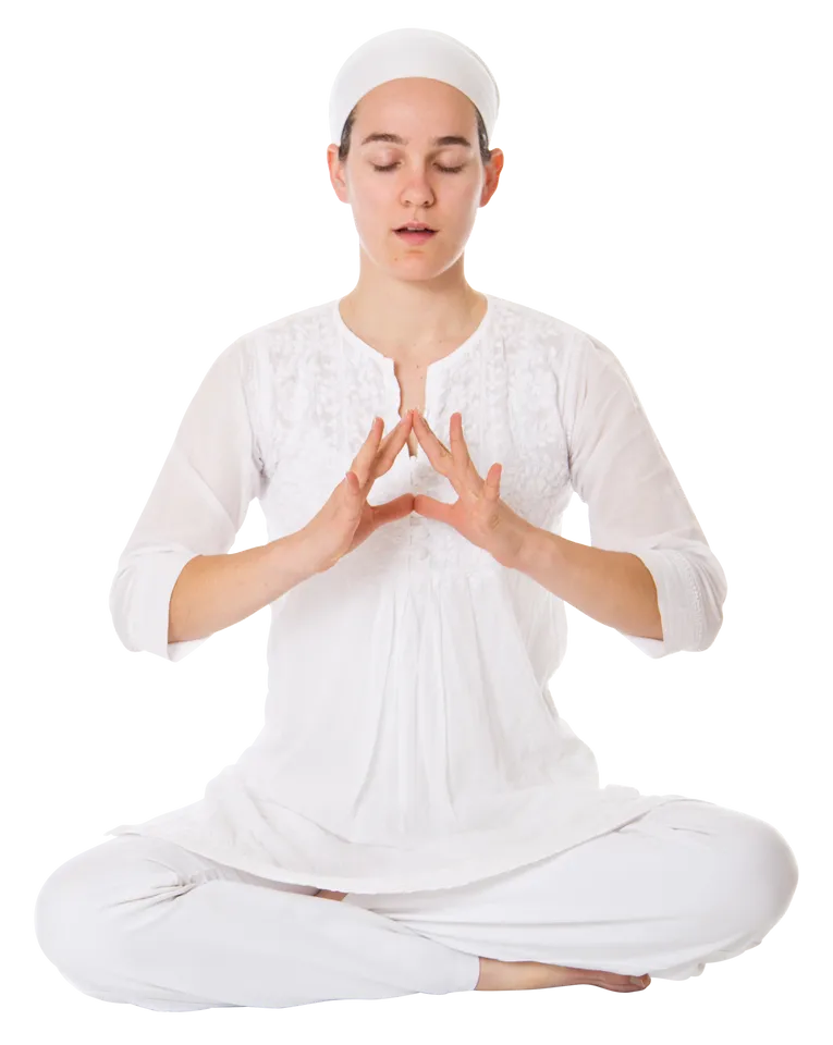 touching fingertips together